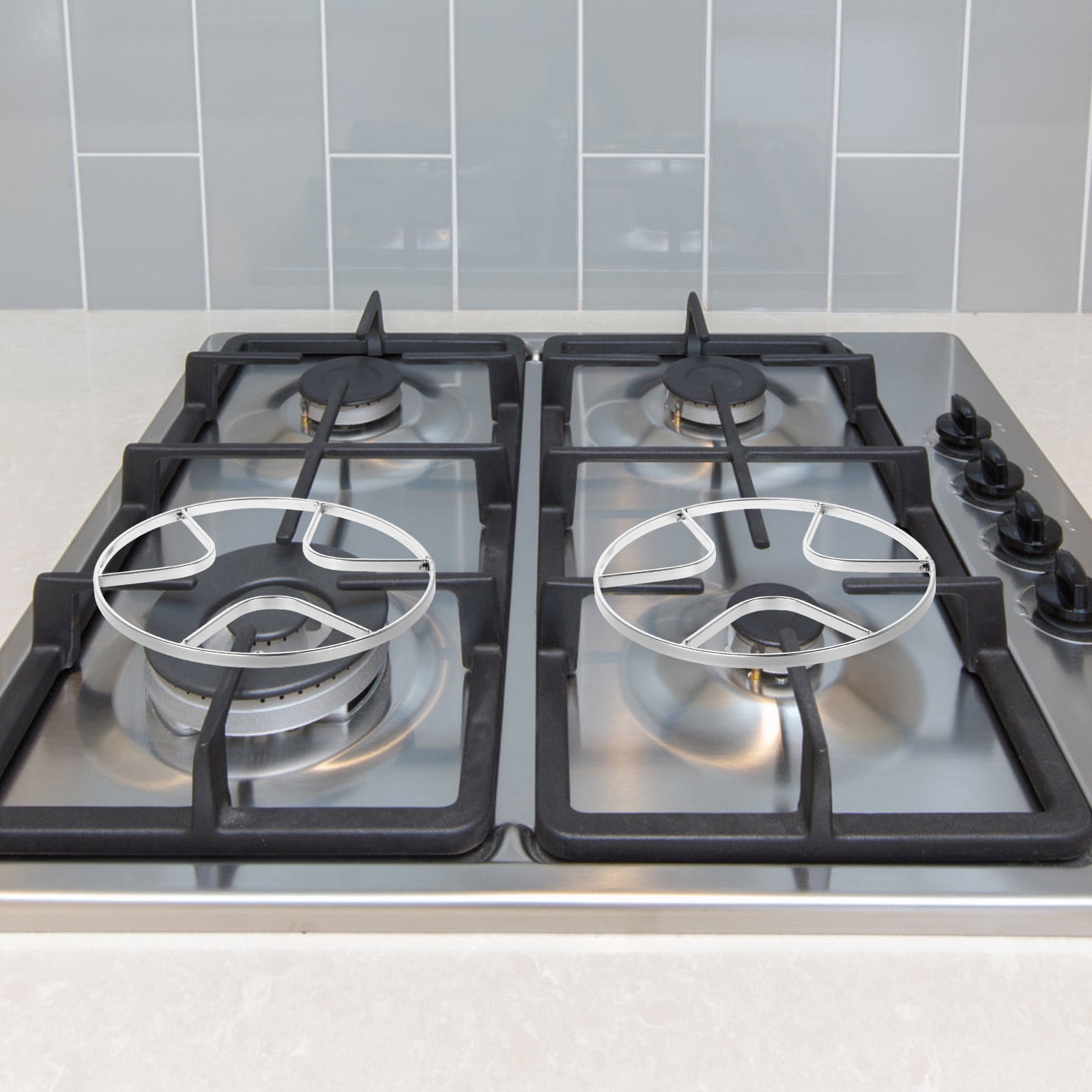 Tineasur 1Pack Wok Pot Stand For Stove Support Cooking Kitchen Use ...