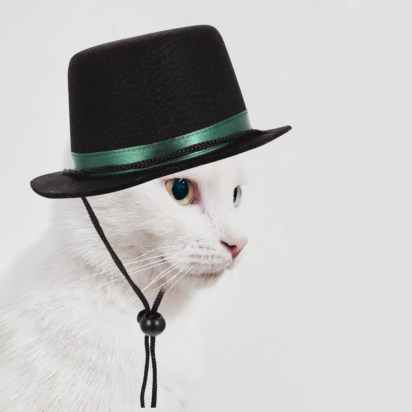 Tineasur 1Pcs Pet Hat for Dogs and Cats in Black Cloth with Simple and ...