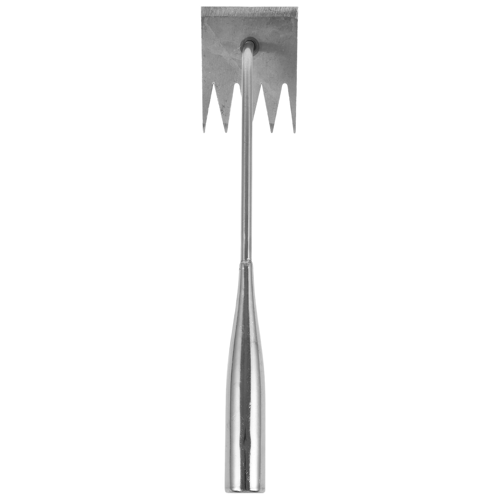 Tineasur 1Pcs Small Weeder Rake Gap Weeding Hoe for Gardeners in Silver ...