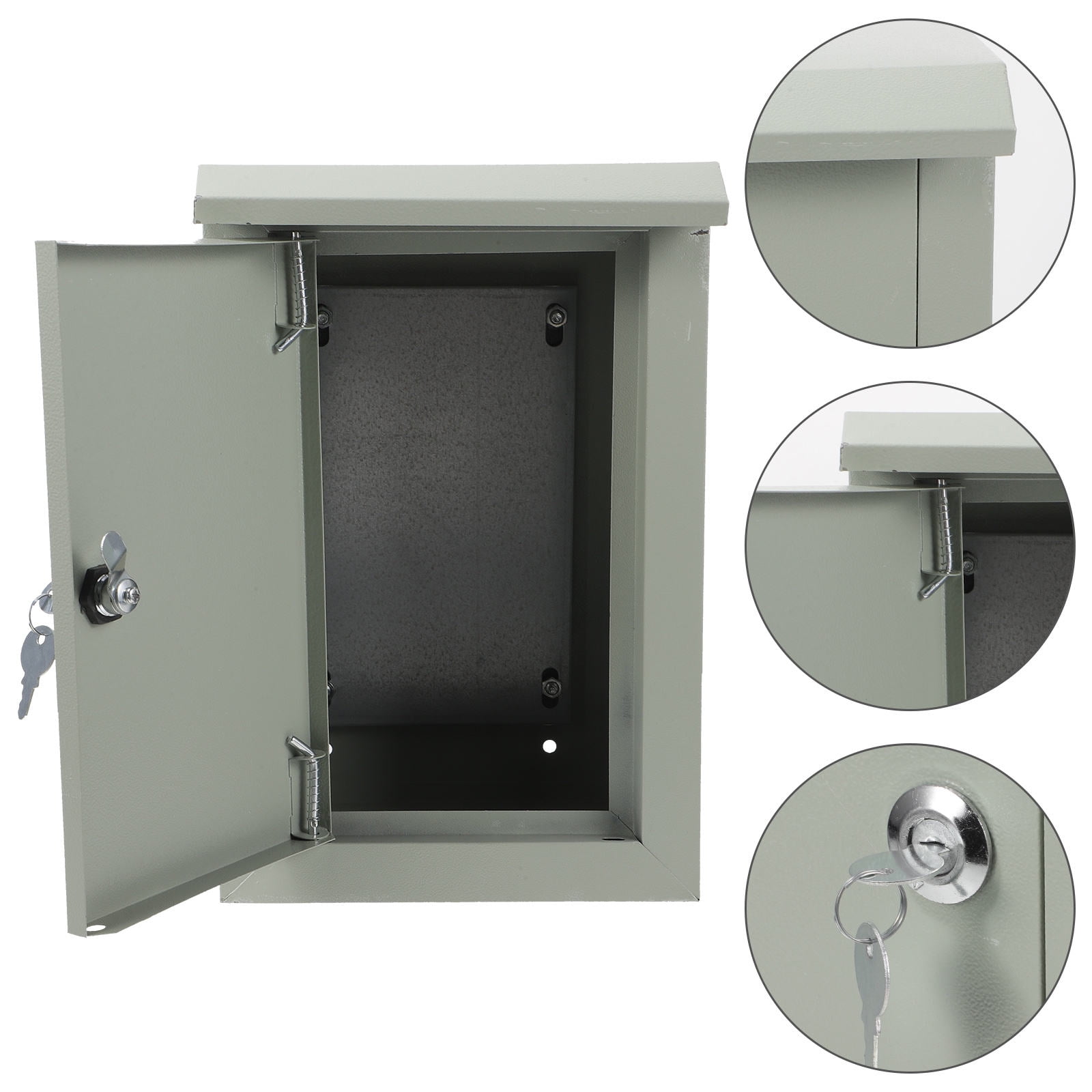 Tineasur Waterproof Electrical Box Steel Outdoor Weatherproof ...