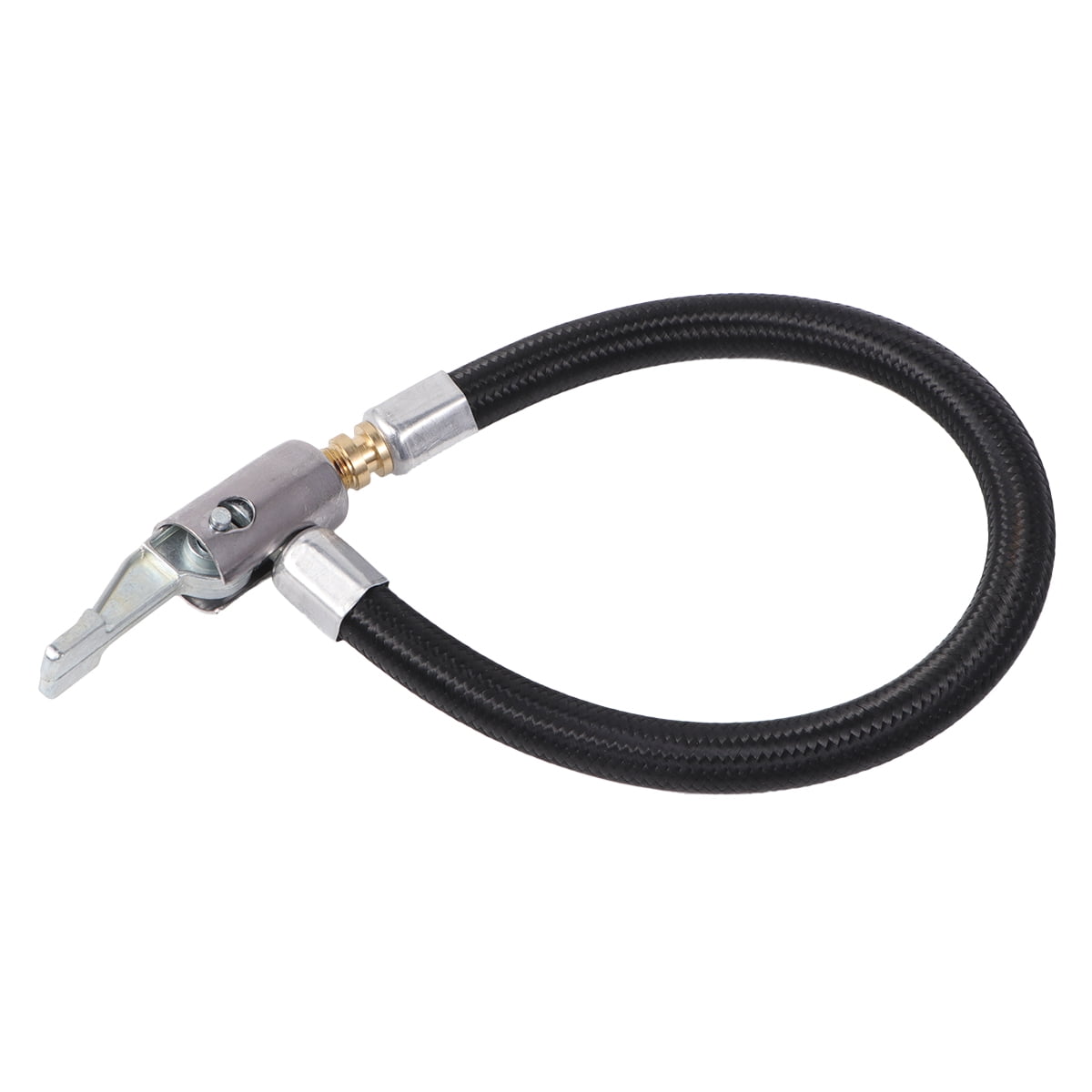 Tineasur Bike Air Inflator Adapter with Leak Proof Clamp and Black ...