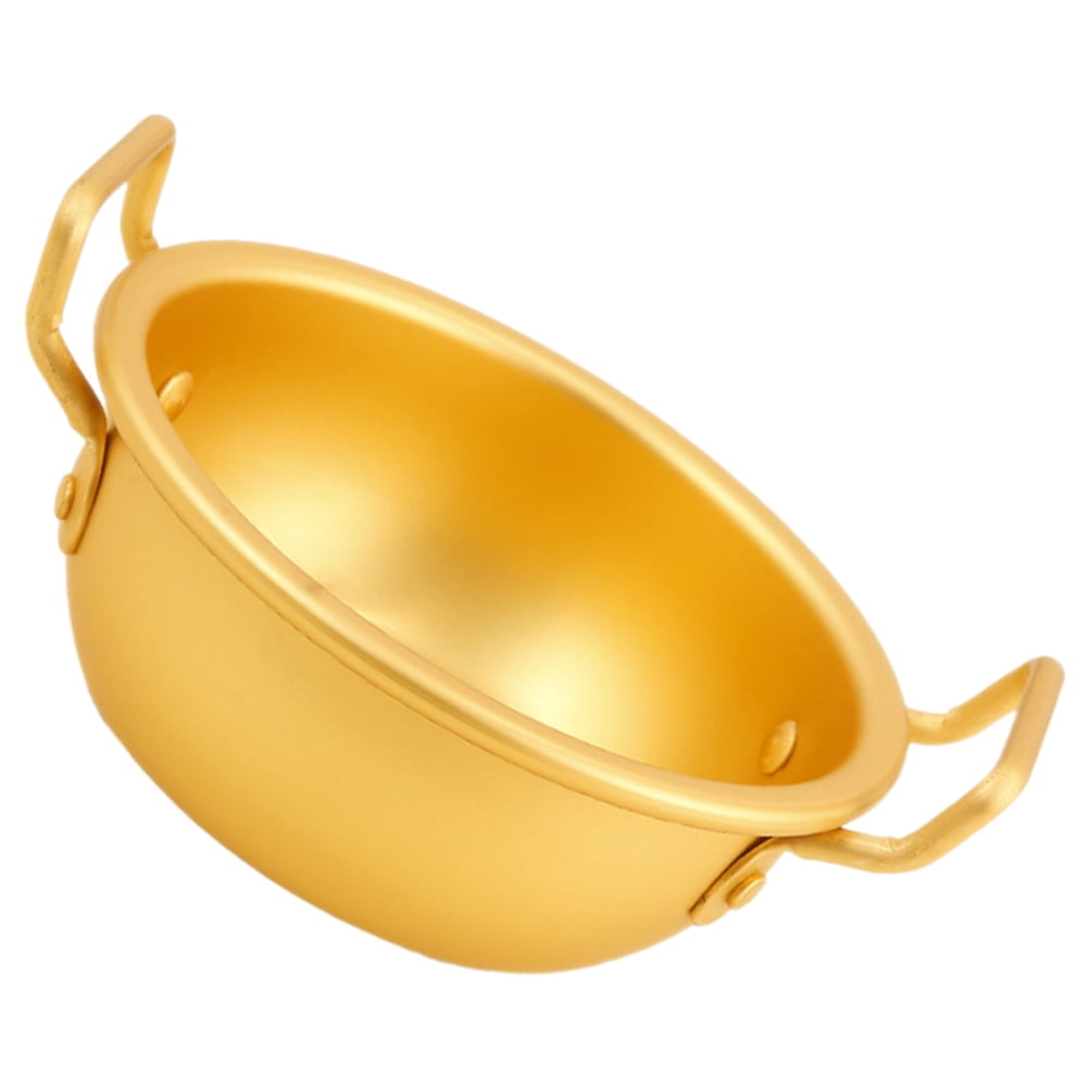 Tineasur 1Set Simple Style Metal Snack Bowl 5.9x5.3x2.0in Golden Color ...