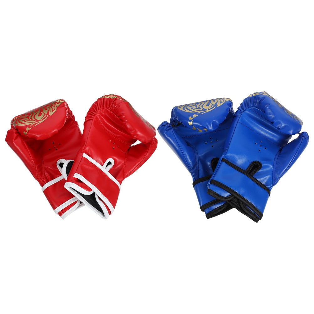 Tineasur Kids Boxing Gloves 2 Pairs Red EVA Padding for Martial Arts ...