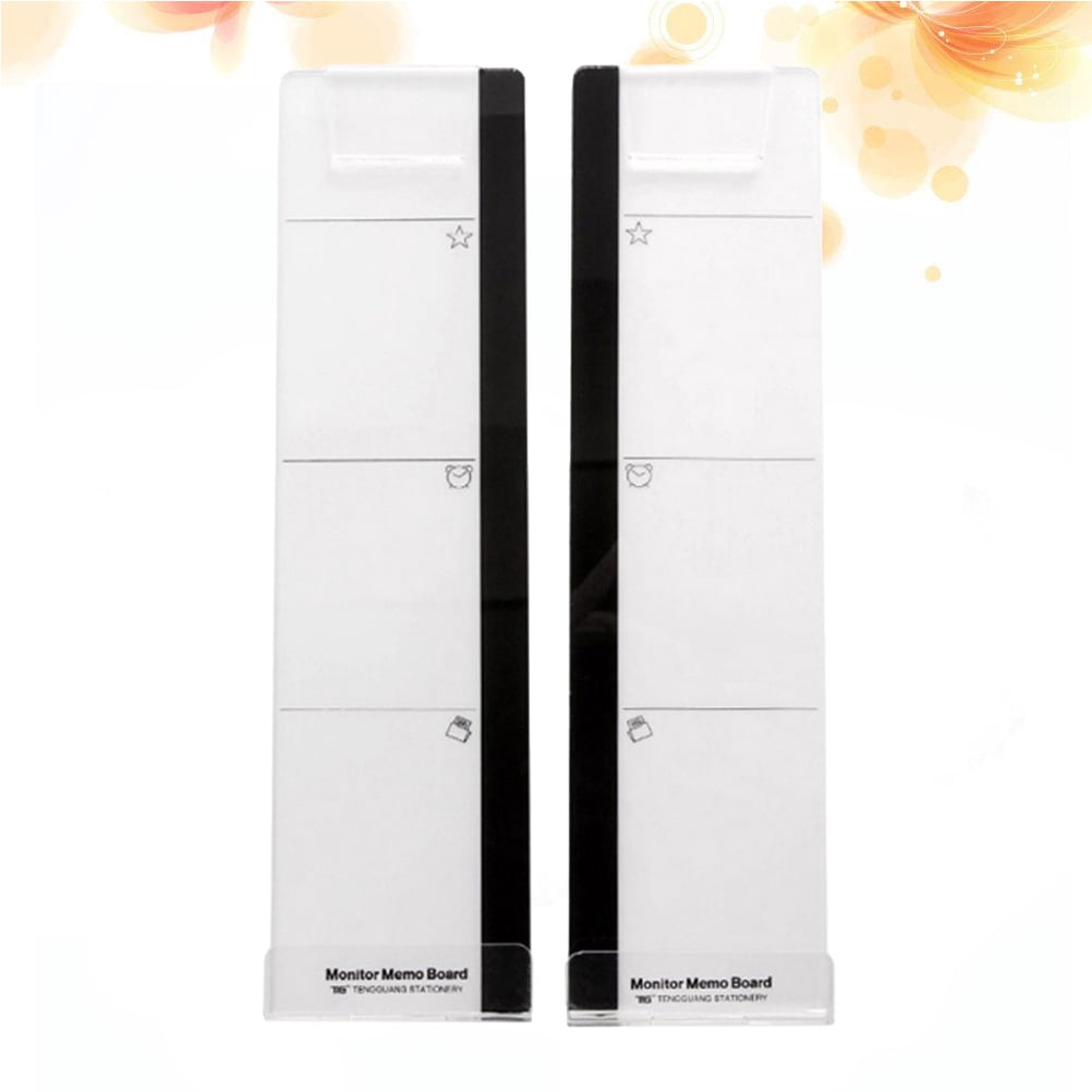Tineasur 2 Pcs Memo Holder For Desk Transparent Acrylic Organize Memos ...