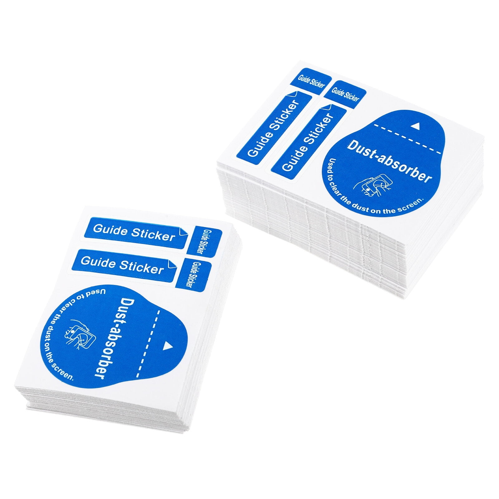 Tineasur 200Pcs Blue Paper Rectangle Dust Sticker for Phone Screen 1 ...