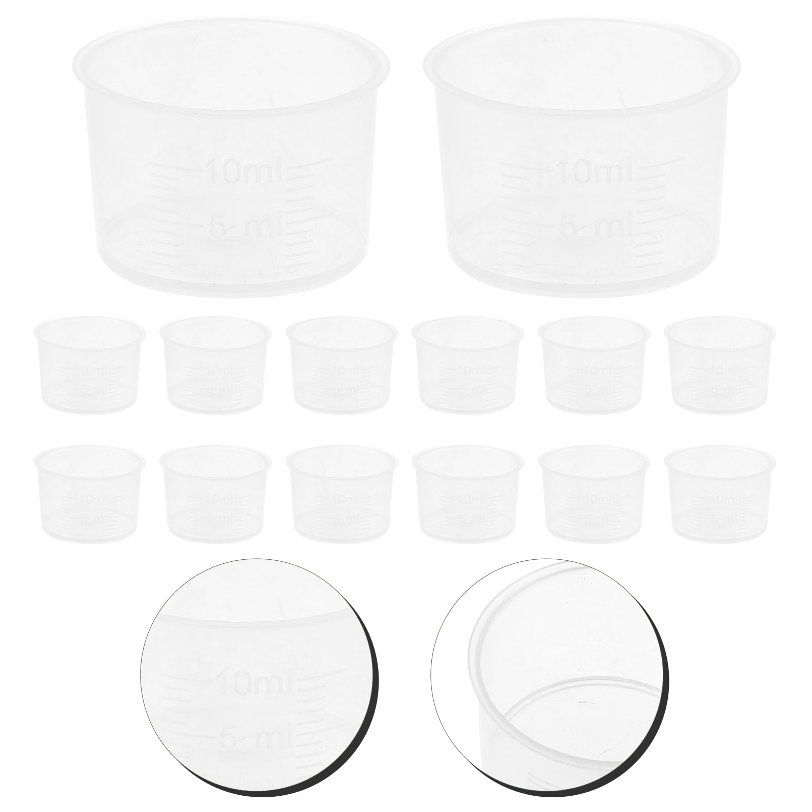 Tineasur Small Measuring Cup Plastic No Pour Leakage General Users ...