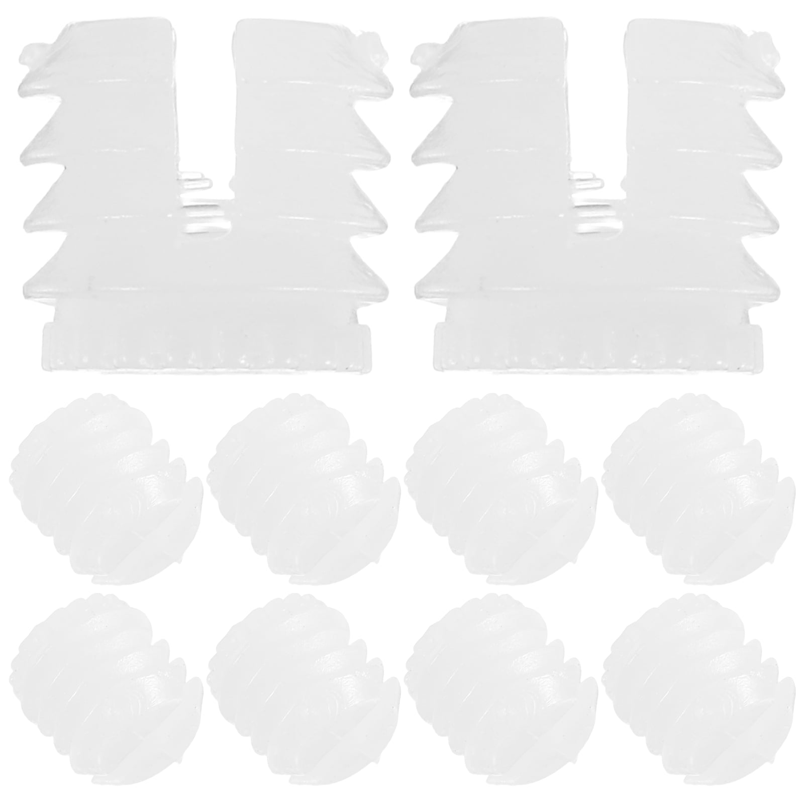 Tineasur 200pcs Hinge Dowel Inserts for Cabinet Hardware Nylon Plastic ...