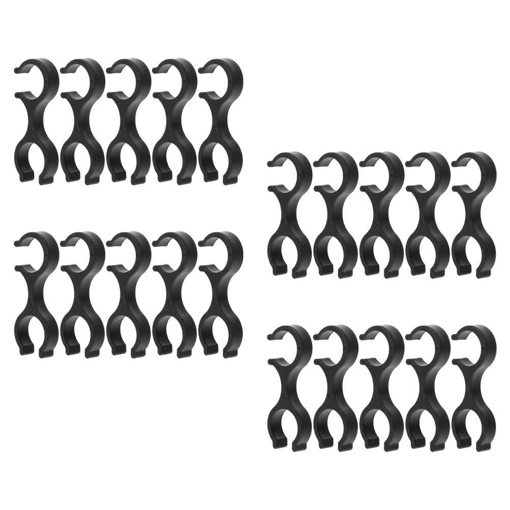 Tineasur 20Pack Clips Plastic for Hiking Pole Versatile Design Quick ...