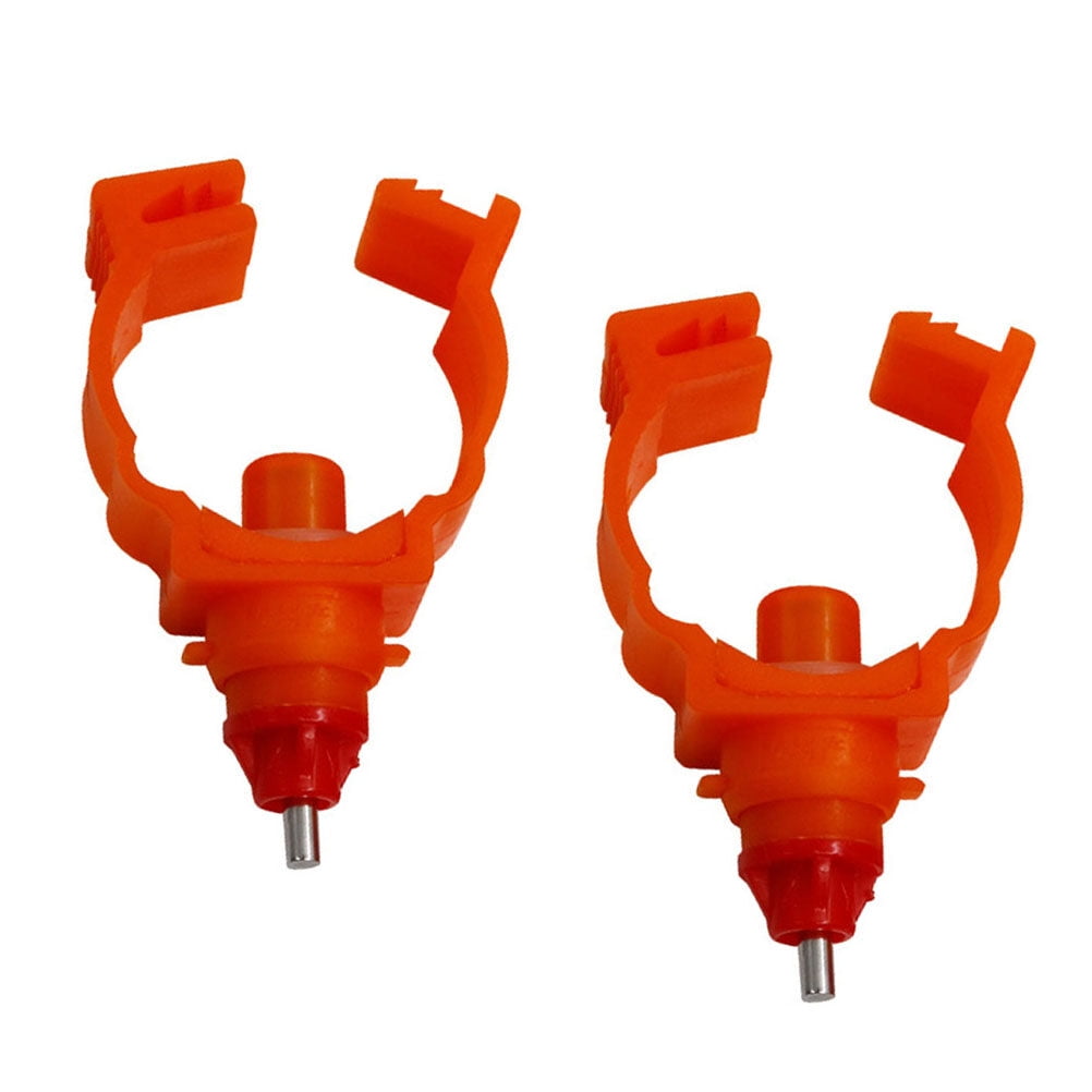 Tineasur 20Pack Plastic Poultry Drinker Chick Waterer Red for Chicken ...