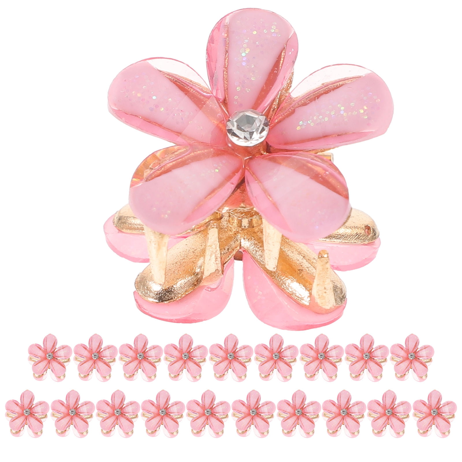Tineasur 20Set Mini Hair Claw Clips for Hairstyle Enhancement on ...