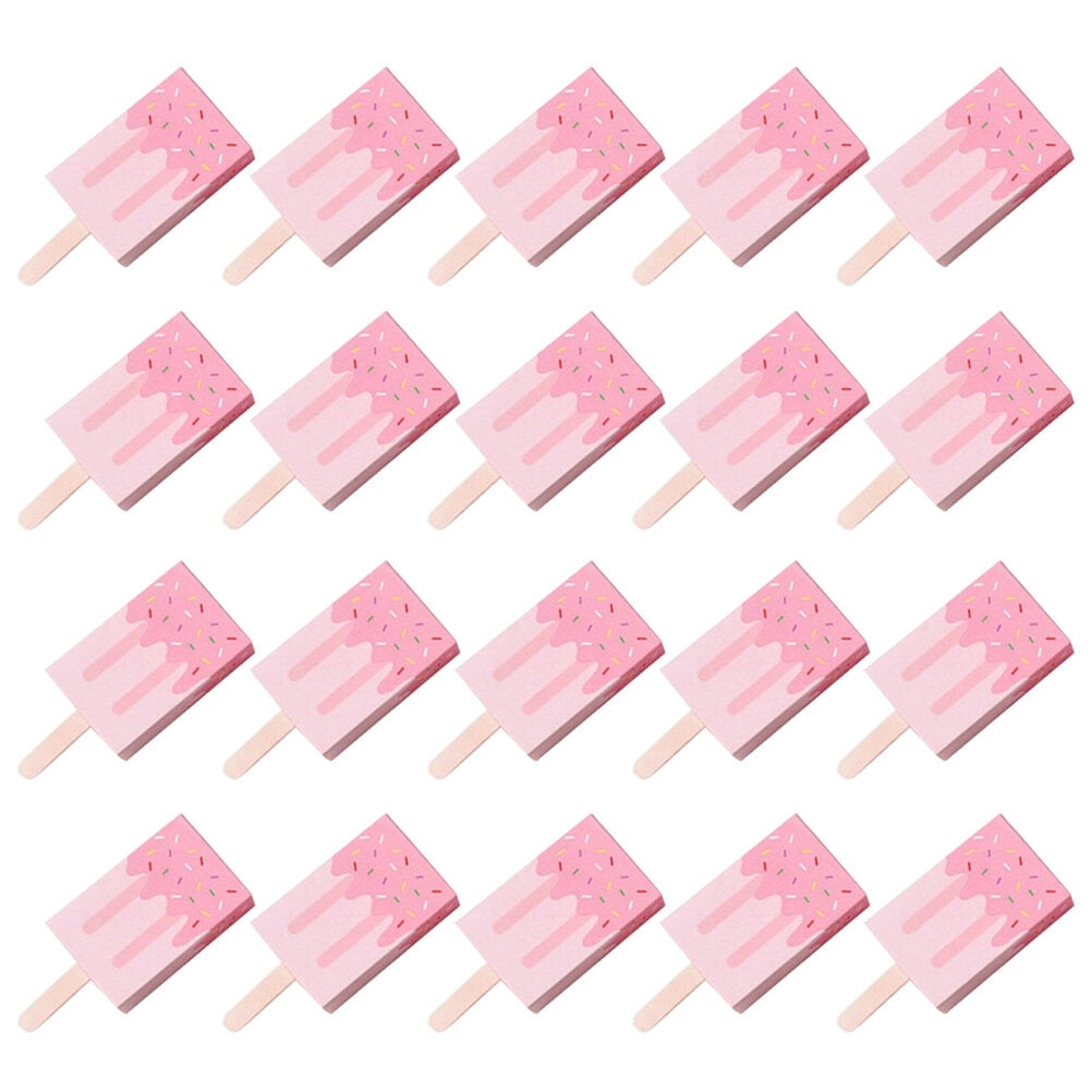Tineasur 20Pcs Pink Popsicle Boxes Durable Material Ideal for Festival ...