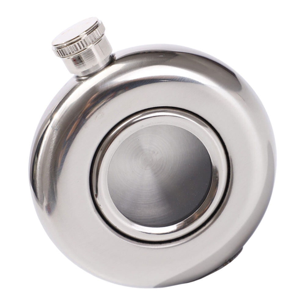 Tineasur Drinking Flask Silver 1 Pc 4.2x3.5in - Walmart.com