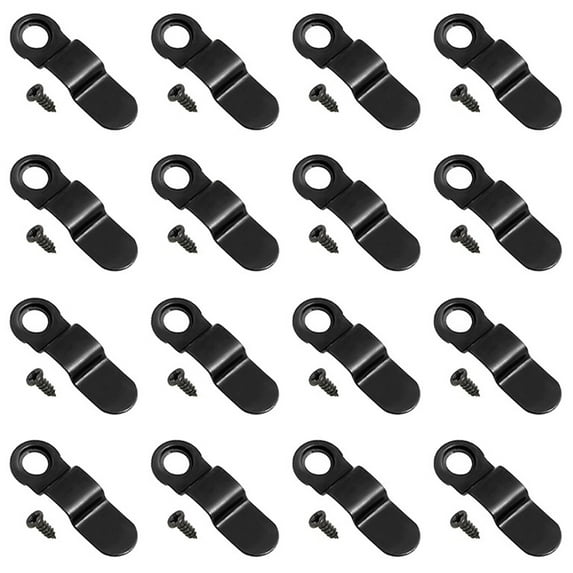Tineasur Sturdy Iron Turn Button Fasteners for Photo Frames Black ...