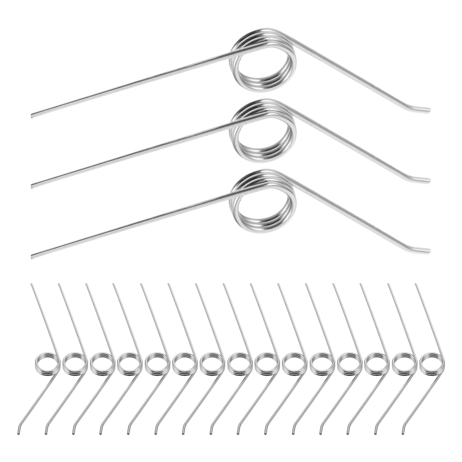 Tineasur 24Pcs High Elasticity Trash Can Lid Springs Metal Replacement ...