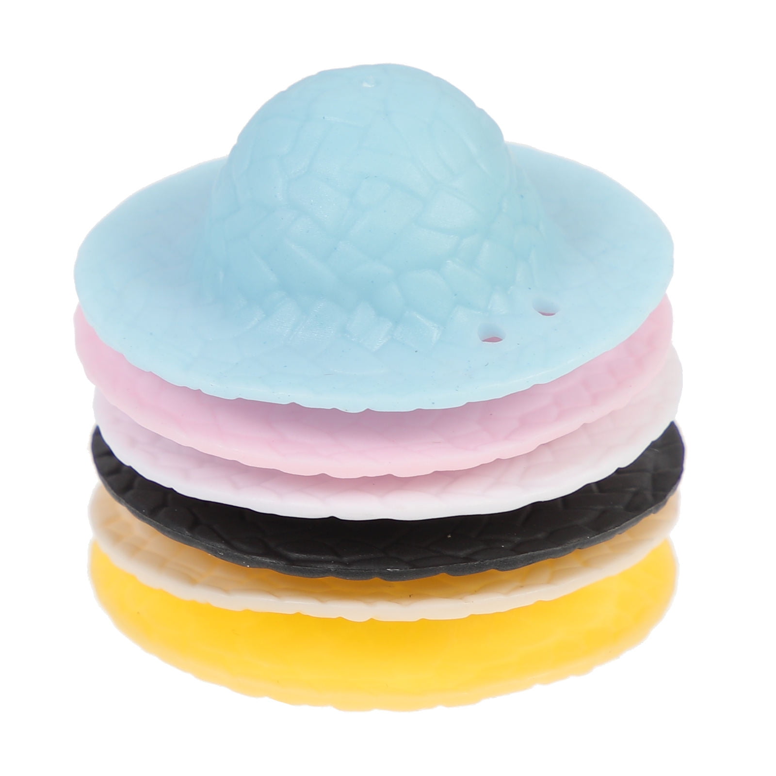 Tineasur 24Pcs Mini Hat For Crafts Plastic Tiny Hats For Doll Beach Hat ...