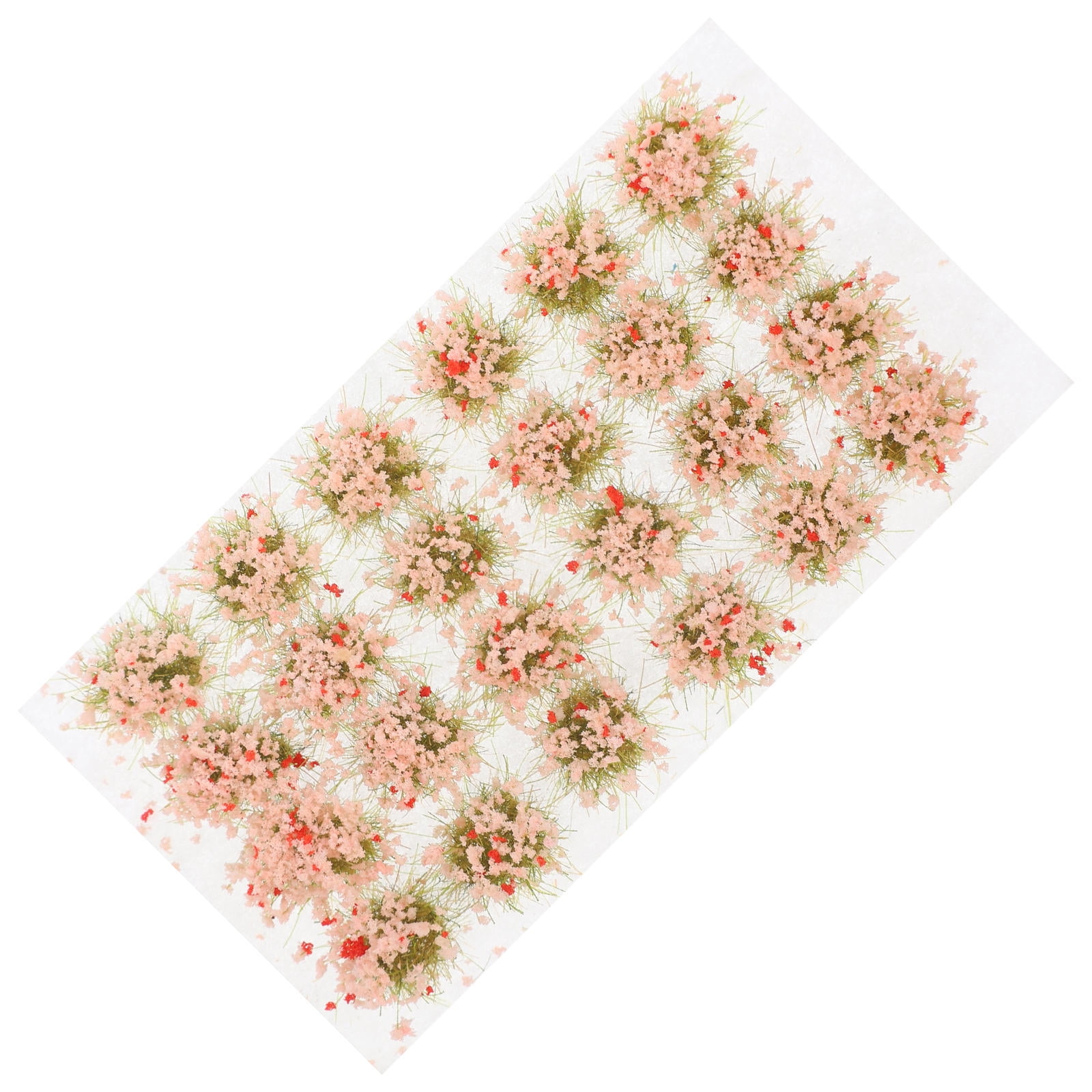 Tineasur 24Pcs Pink Miniature Grass Cluster for DIY Miniature Grass ...
