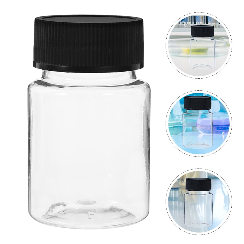 Tineasur 24Set Clear PET Reagent Storage Bottle Leakproof Laboratory ...