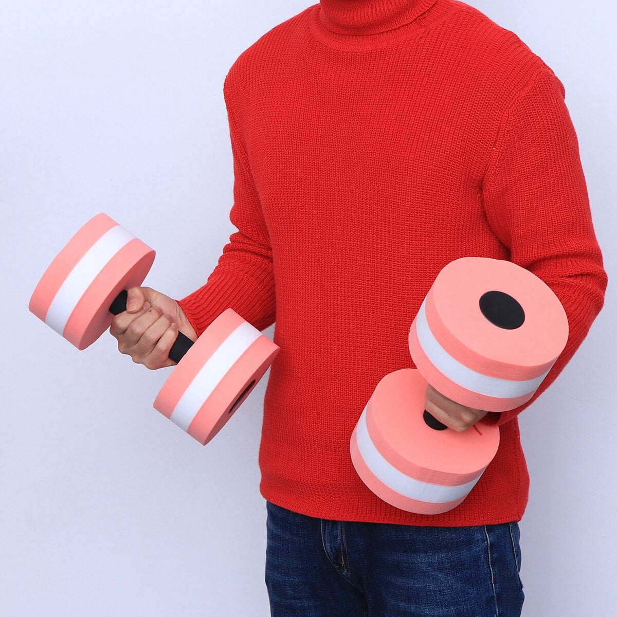 Tineasur 2PCS Upper Body Workout Aquatic Aerobic Weights EVA Foam For ...