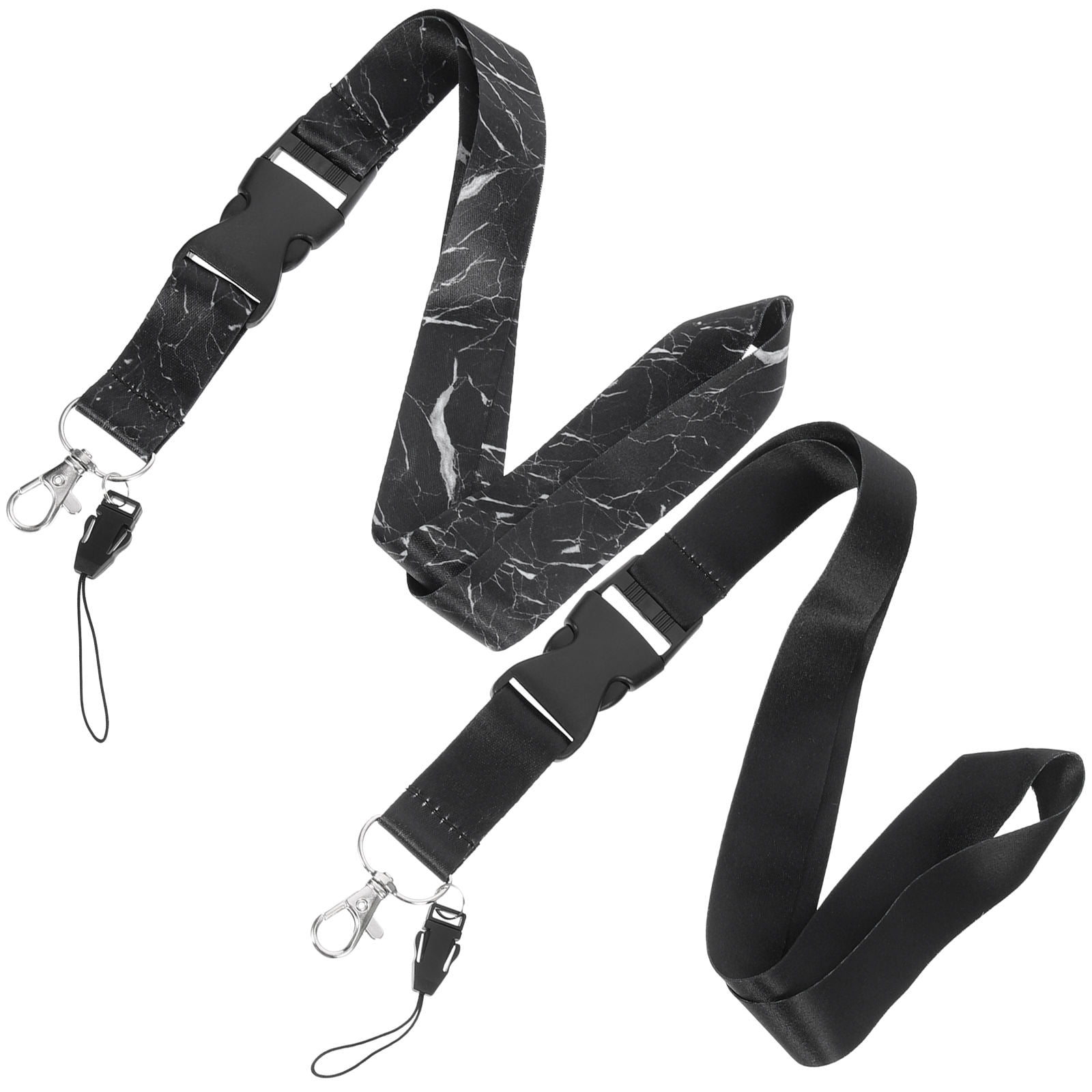 Tineasur 2Pcs Versatile Black Id Card Hanging Ropes Decorative Anti ...