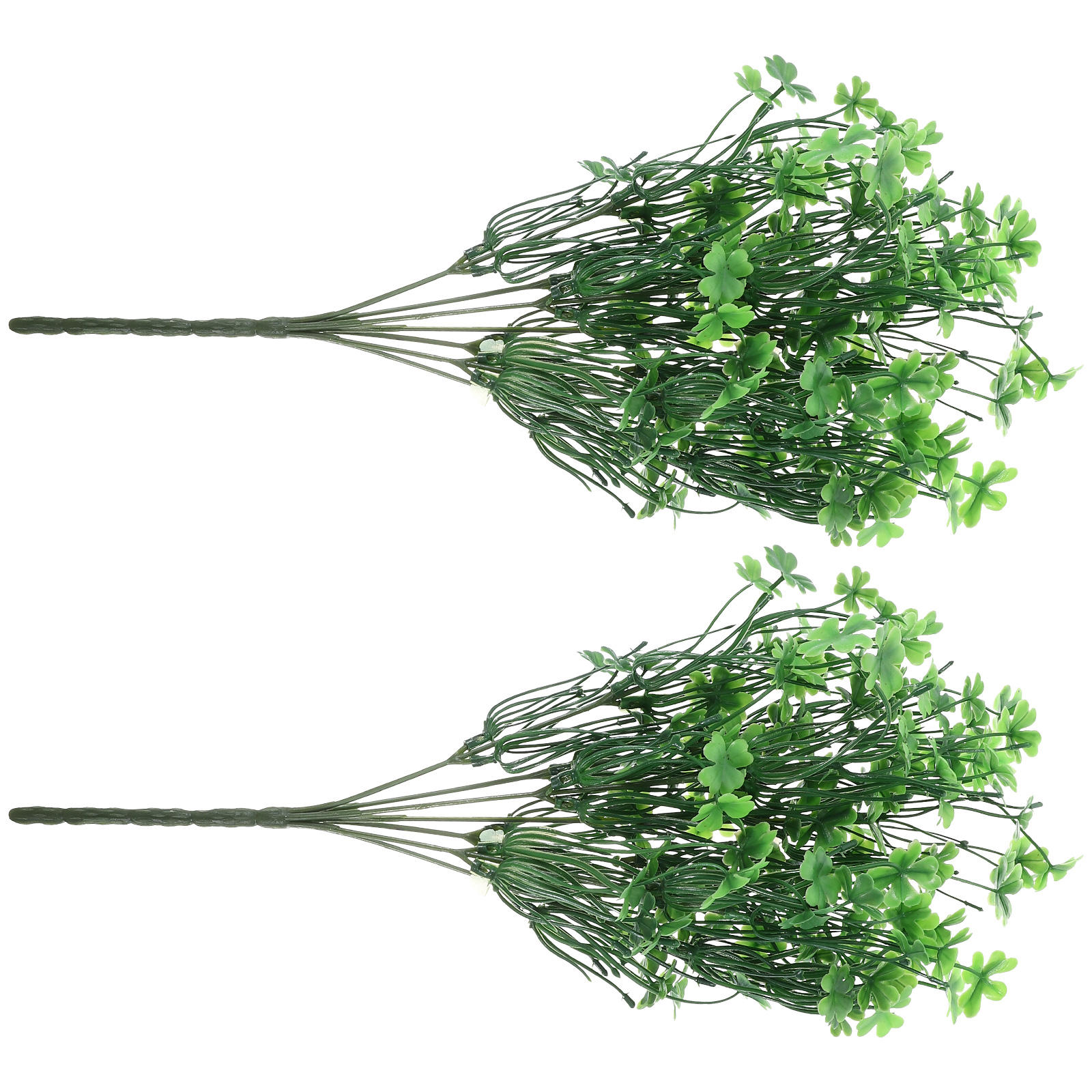 Tineasur DIY Wreath Leaves Stems Faux Leaves Branches PVC 2Pcs for ...
