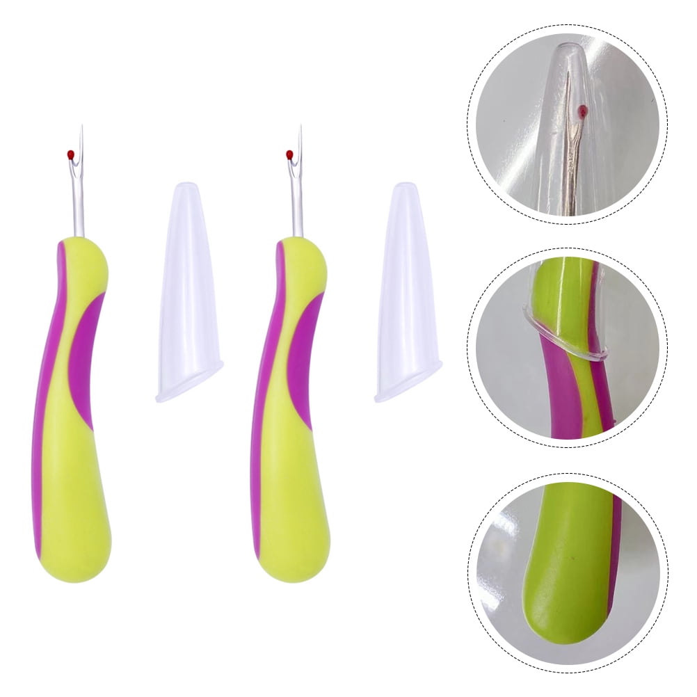 Tineasur 2Pcs Plastic Stainless Steel Seam Rippers Multifunctional ...
