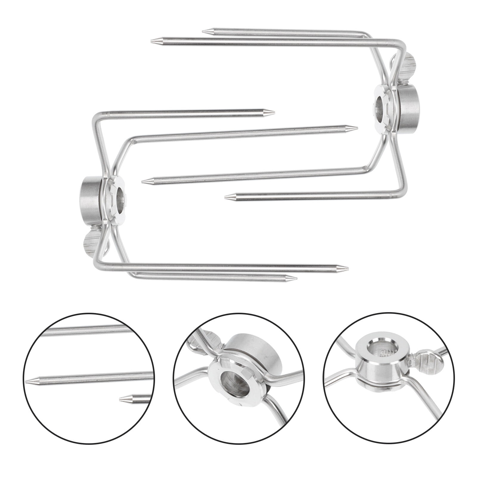 Tineasur 2Pcs Oven Roasting Forks Stainless Steel For Poultry And Meat ...