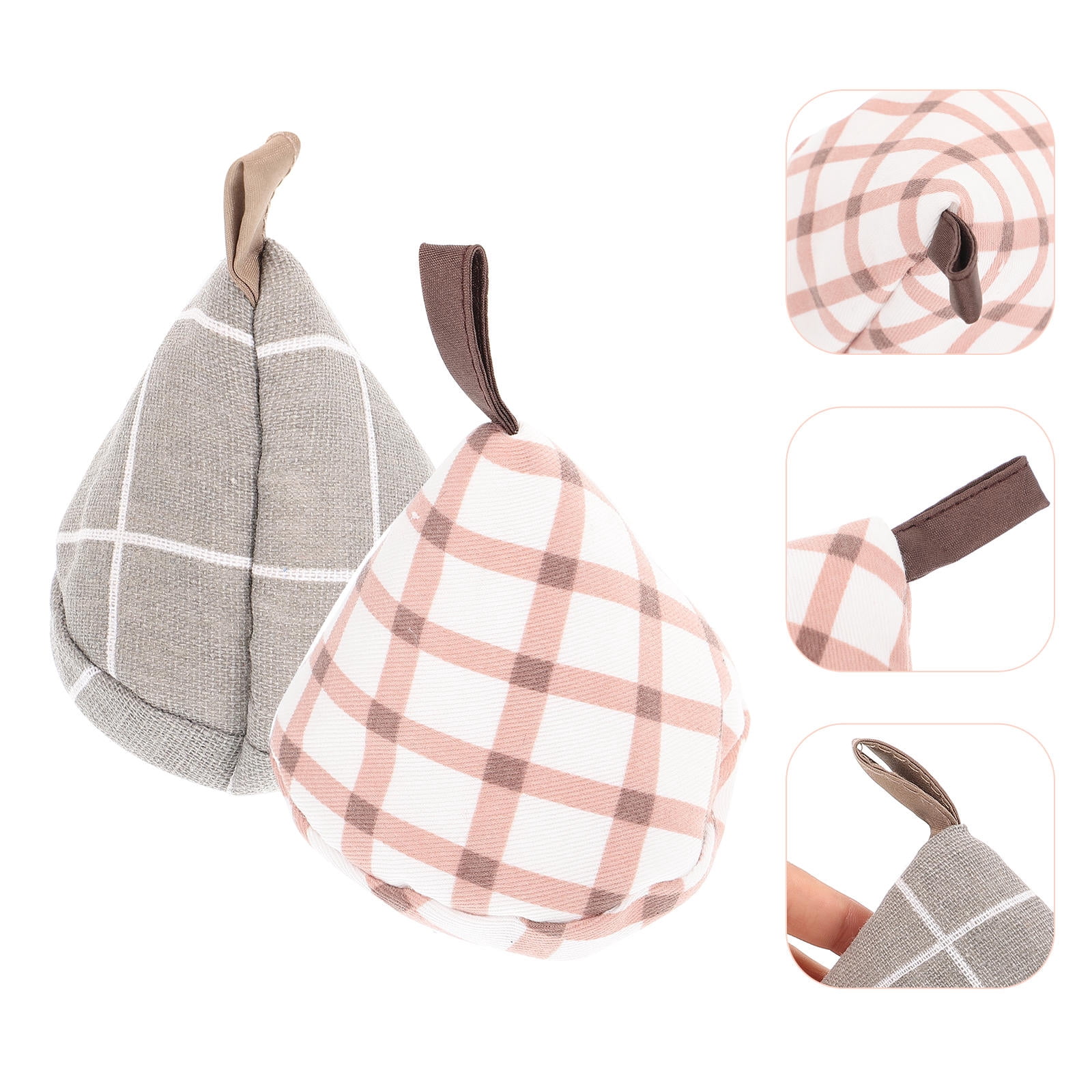 Tineasur 2Pcs Pot Lid Knob Cover Heat Insulating Cotton for Household ...