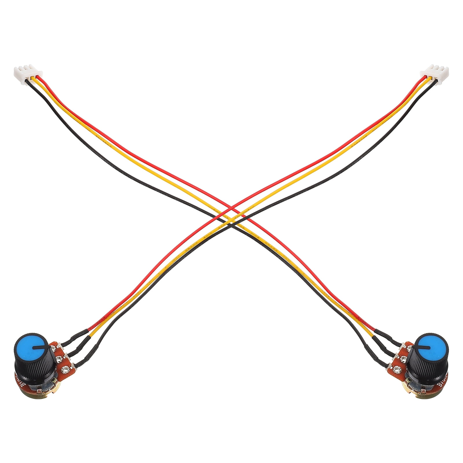 Tineasur 2Set Multi Turn Potentiometers Round Shape for Voltage ...