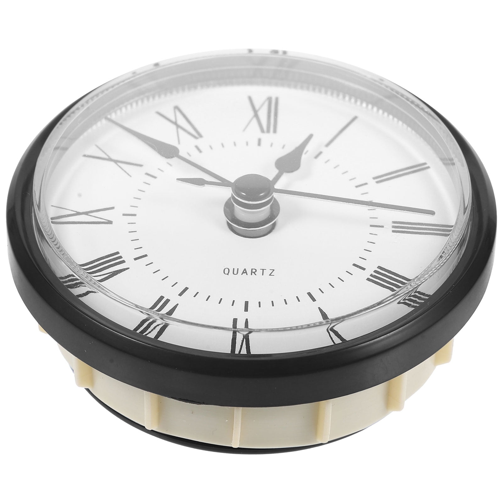 Tineasur 70mm Quartz Clock Insert with White Roman Numerals Dial for ...
