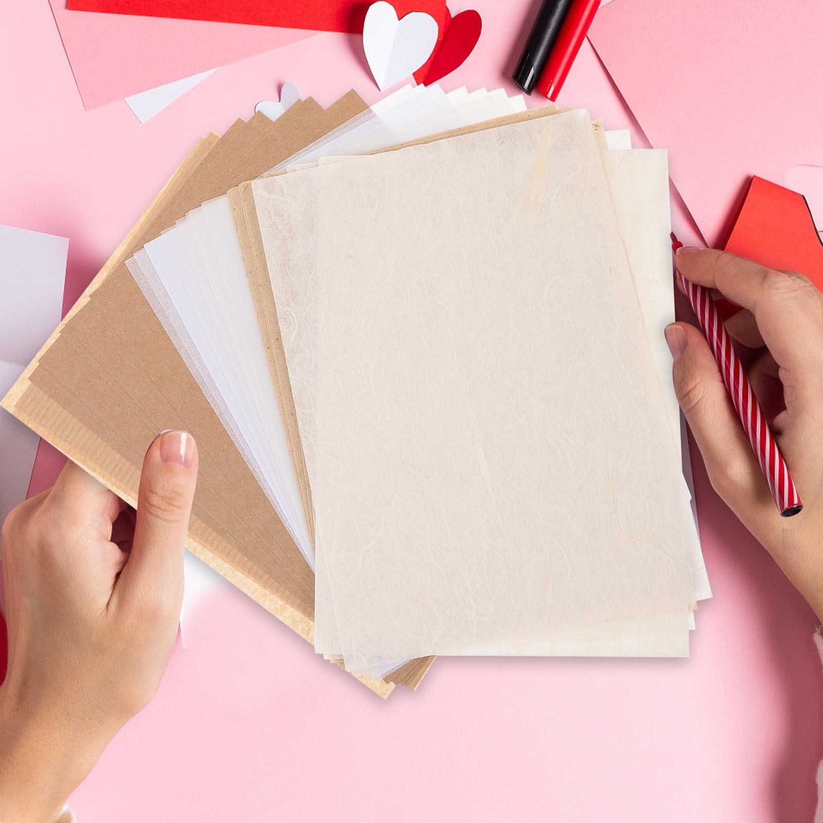 Tineasur 30 Sheets Pattern Scrapbook Paper Assorted Color Rectangular ...