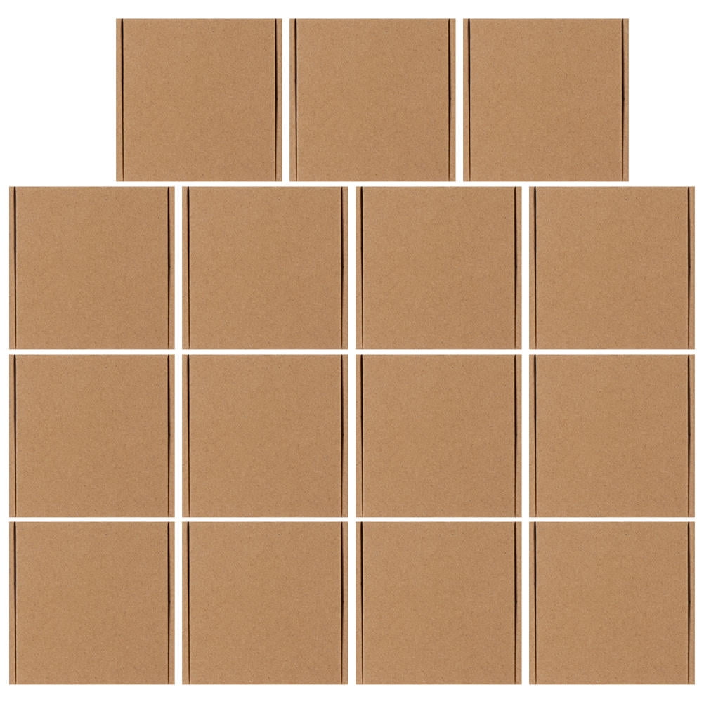 Tineasur 30Pcs Khaki Rectangular Small Shipping Boxes Gift Wrapping ...