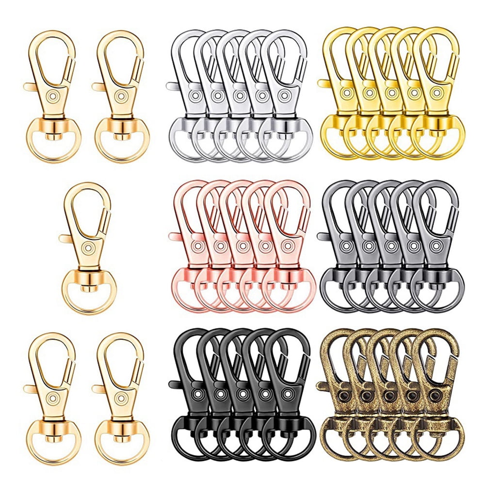 Tineasur 35Pcs Zinc Alloy Lobster Clasps for Handmade Crafts and with ...
