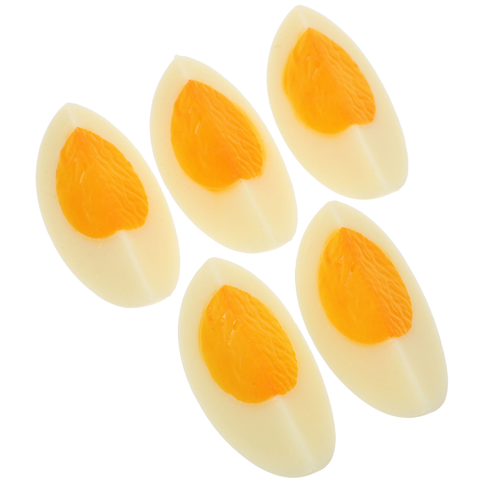 Tineasur 5Pcs PVC Material Fake Eggs for Shooting Props and Home Decor ...
