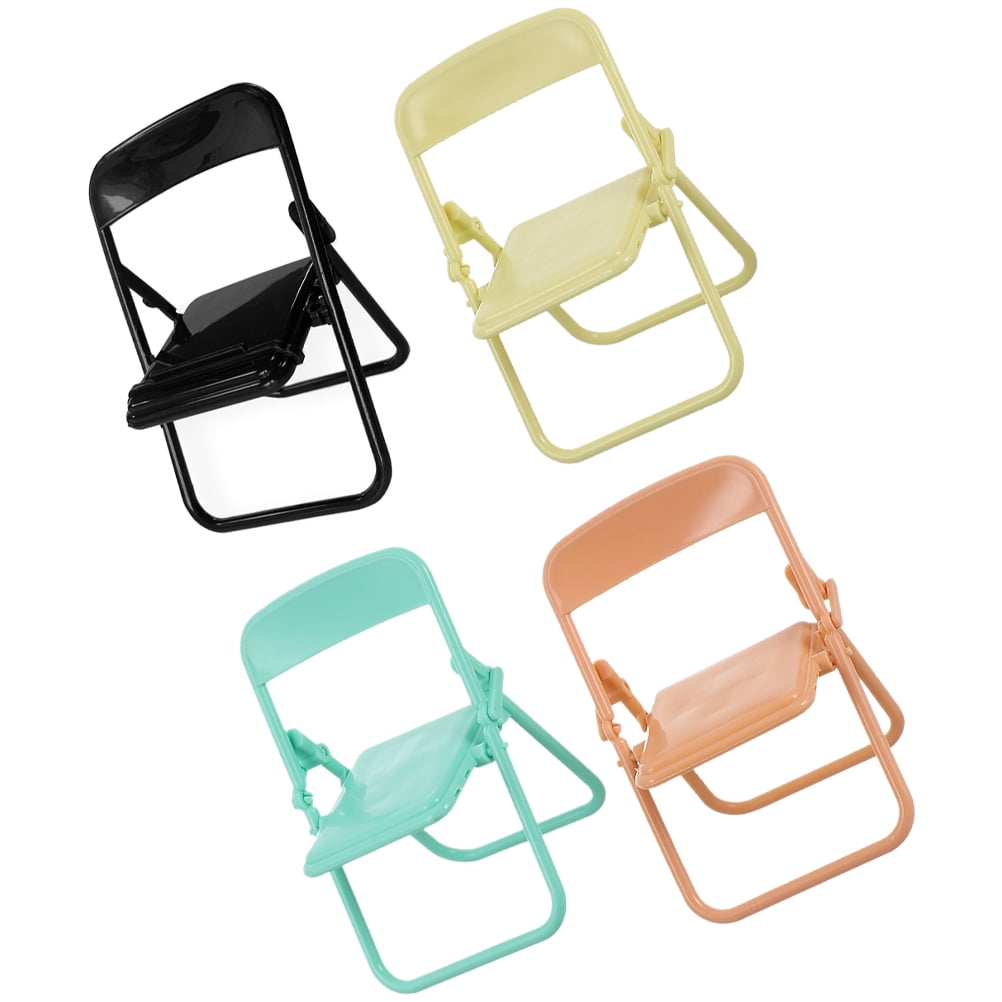 Tineasur 3Pack Miniature Chairs for Dollhouse in Orange 10.0X6.5X5.5in ...