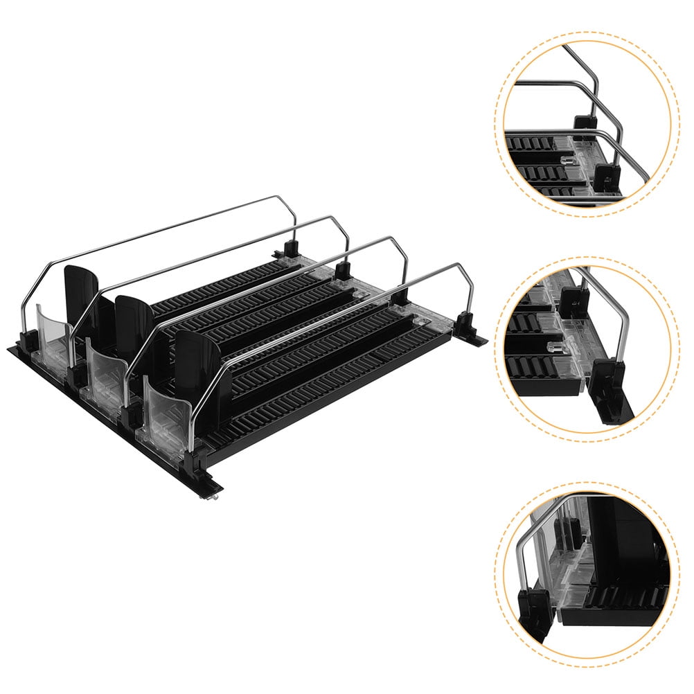 Tineasur 3Pcs Arc Shaped Front Block Pusher For Grocery Stores Family ...