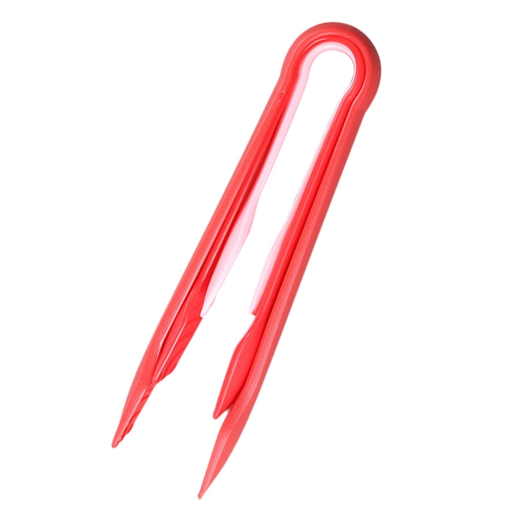 Tineasur Grilling Tongs Red Plastic 3PCS Set - Walmart.com