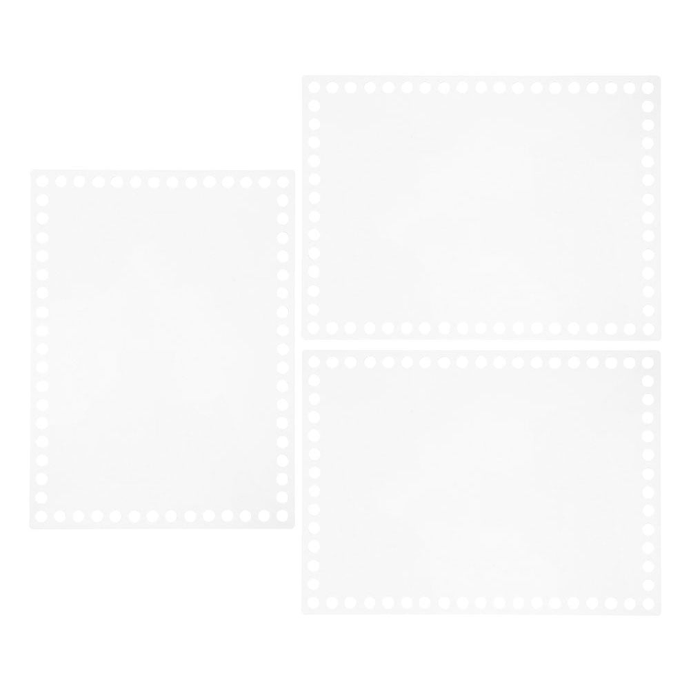 Tineasur Transparent Acrylic Weaving Board 3 Pieces for Craft Projects ...