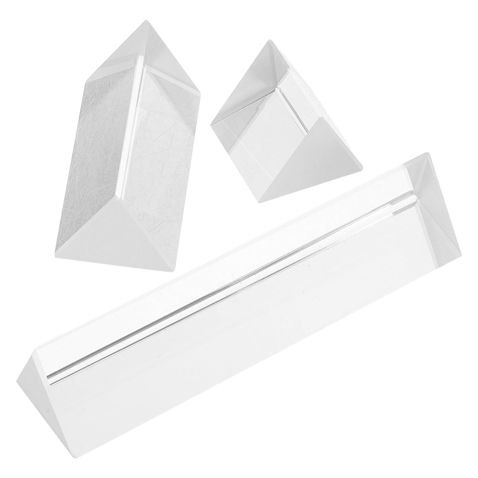 Tineasur 3pcs Physics Experiment Prism Set for Students Light ...