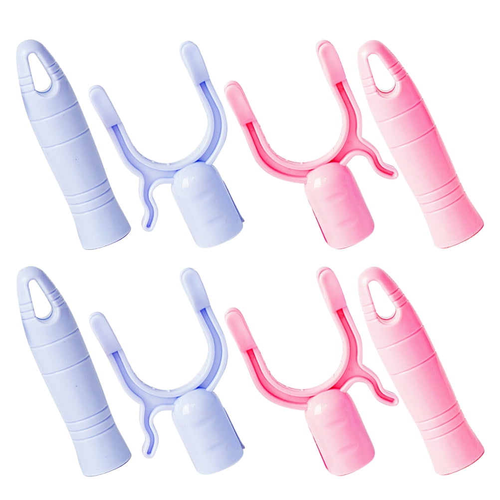 Tineasur 4 Sets Clothes Pole Head Replacement Plastic Easy to Install ...