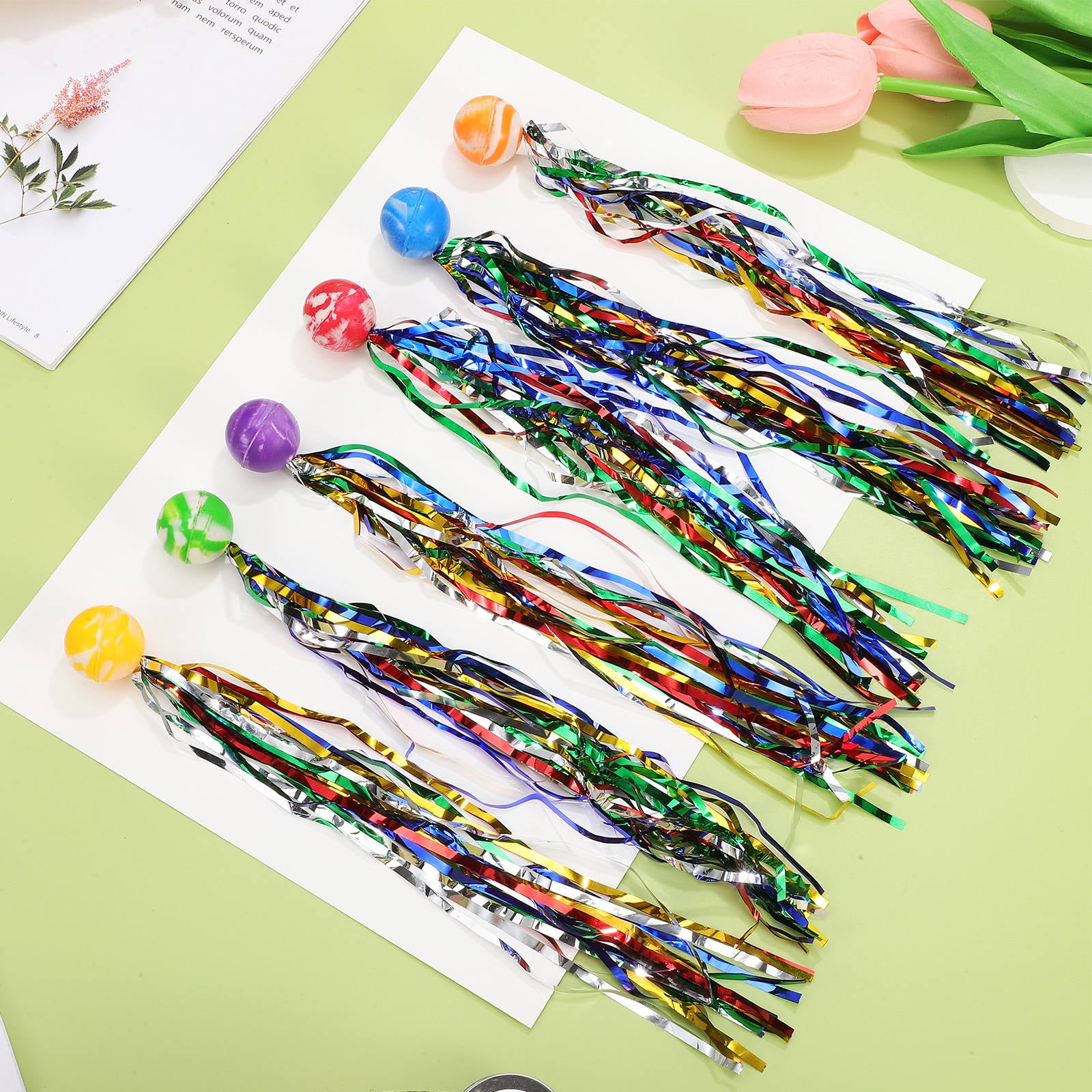 Tineasur 40Pcs Multi Colored Bouncy Balls Plastic for Kids All Ages ...