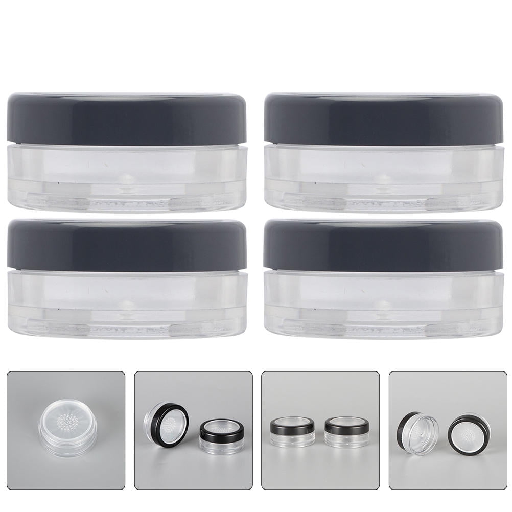 Tineasur 4Pcs Small Loose Powder Container Travel Makeup Containers For ...