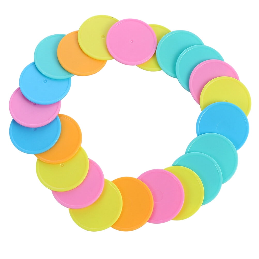 Tineasur 50 Pcs Game Pieces For Classroom Assorted Color Polystyrene ...