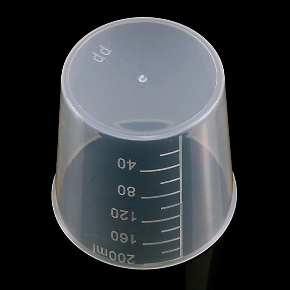 Tineasur 50pcs Transparent Measuring Cups PP Material Accurate ...
