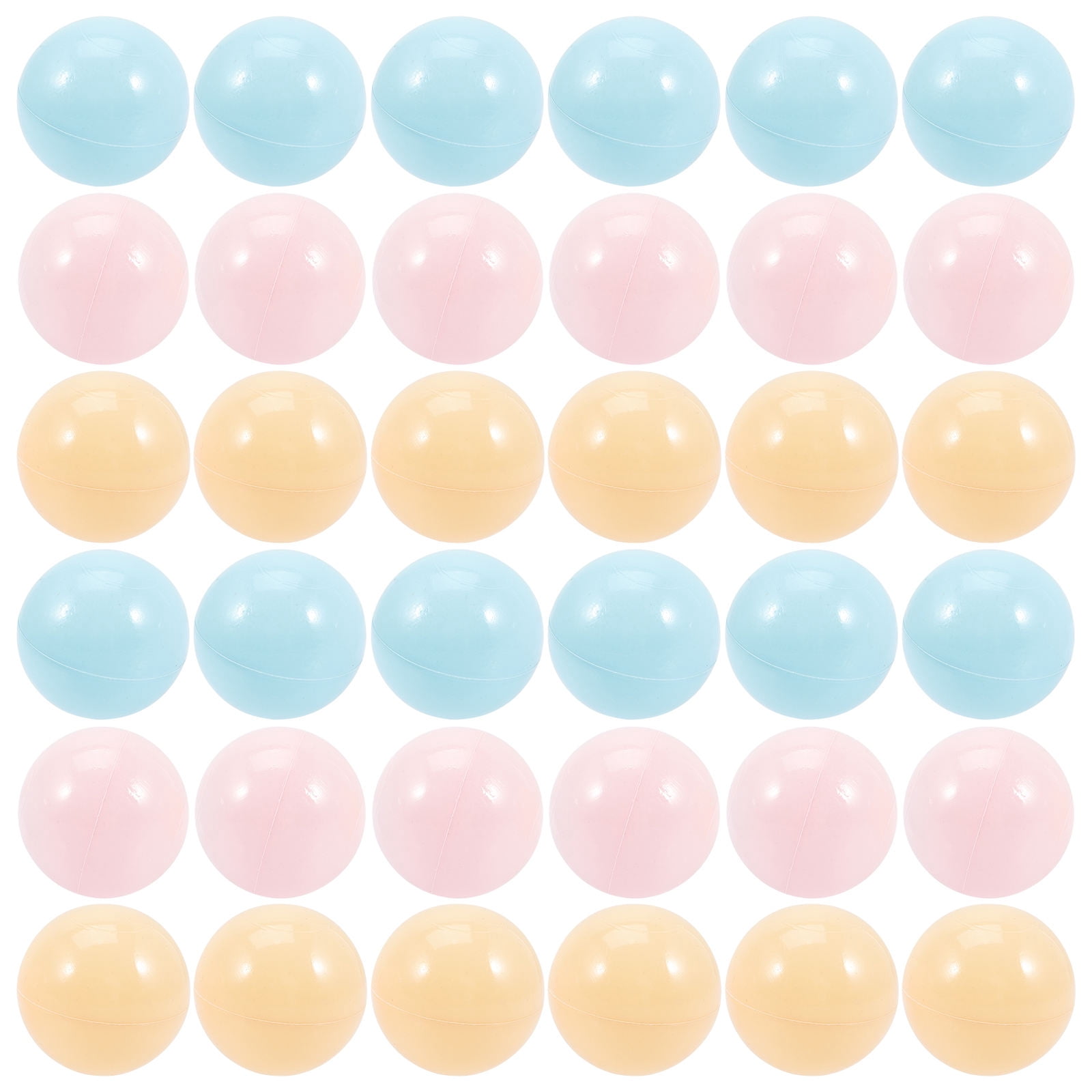 Tineasur 50Pcs Ocean Balls Assorted Color Round Swimming Pool Toy For ...