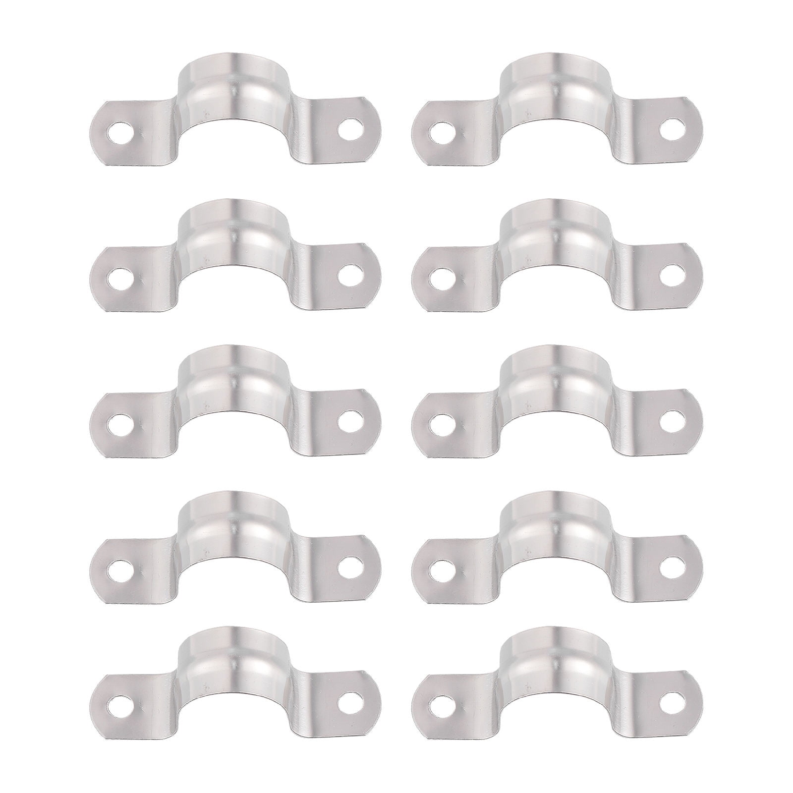 Tineasur 50Pcs Rigid Stainless Steel Tube Clamp with U Bracket for Oil ...