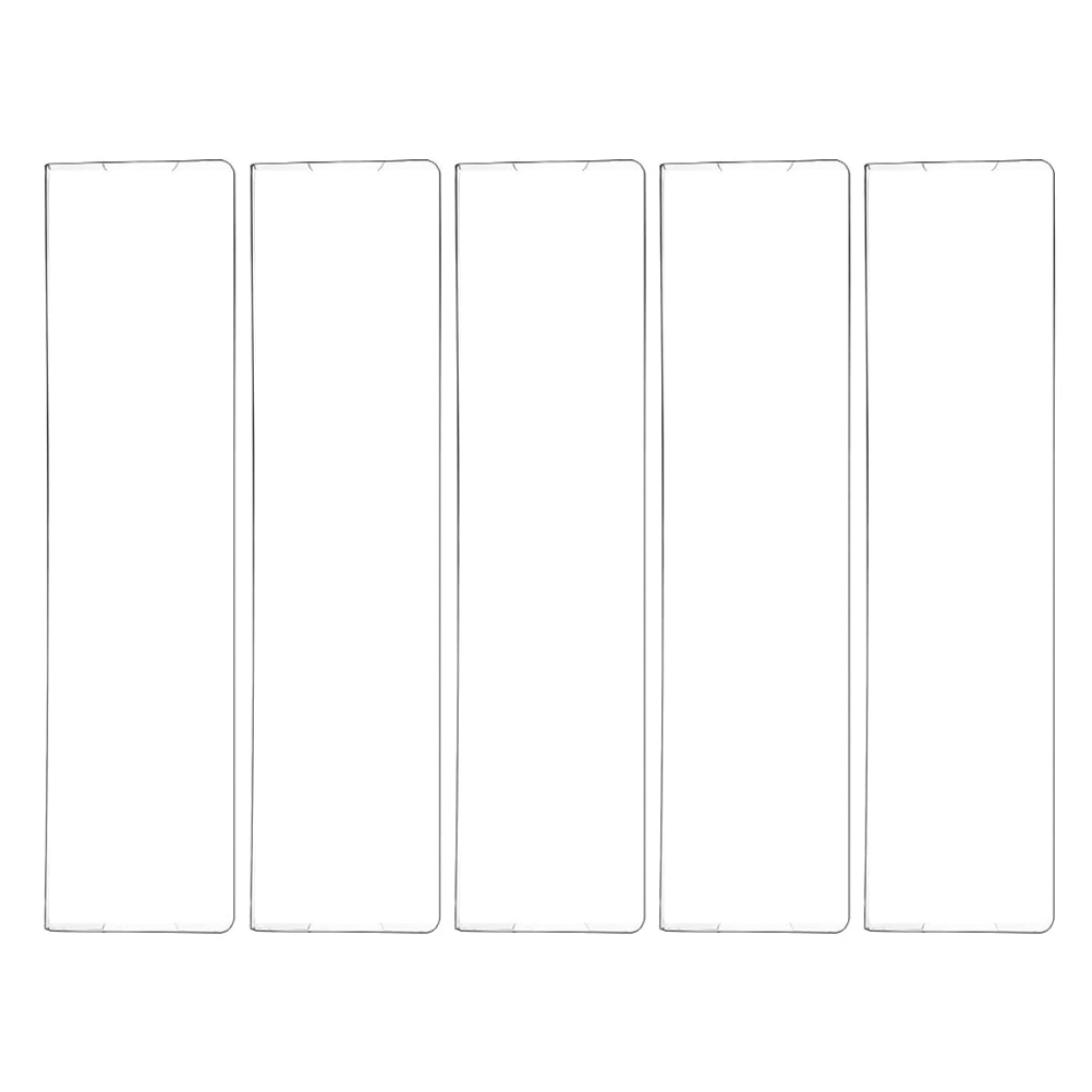 Tineasur 5Pcs Clear Acrylic Name Plate Bracket Wall Mount for Office ...