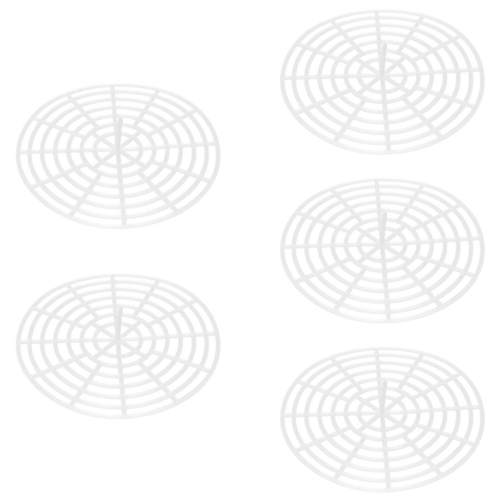 Tineasur Pickle Jar Press Plate White 5Pcs 15.0X15.0X1.6In Plastic ...