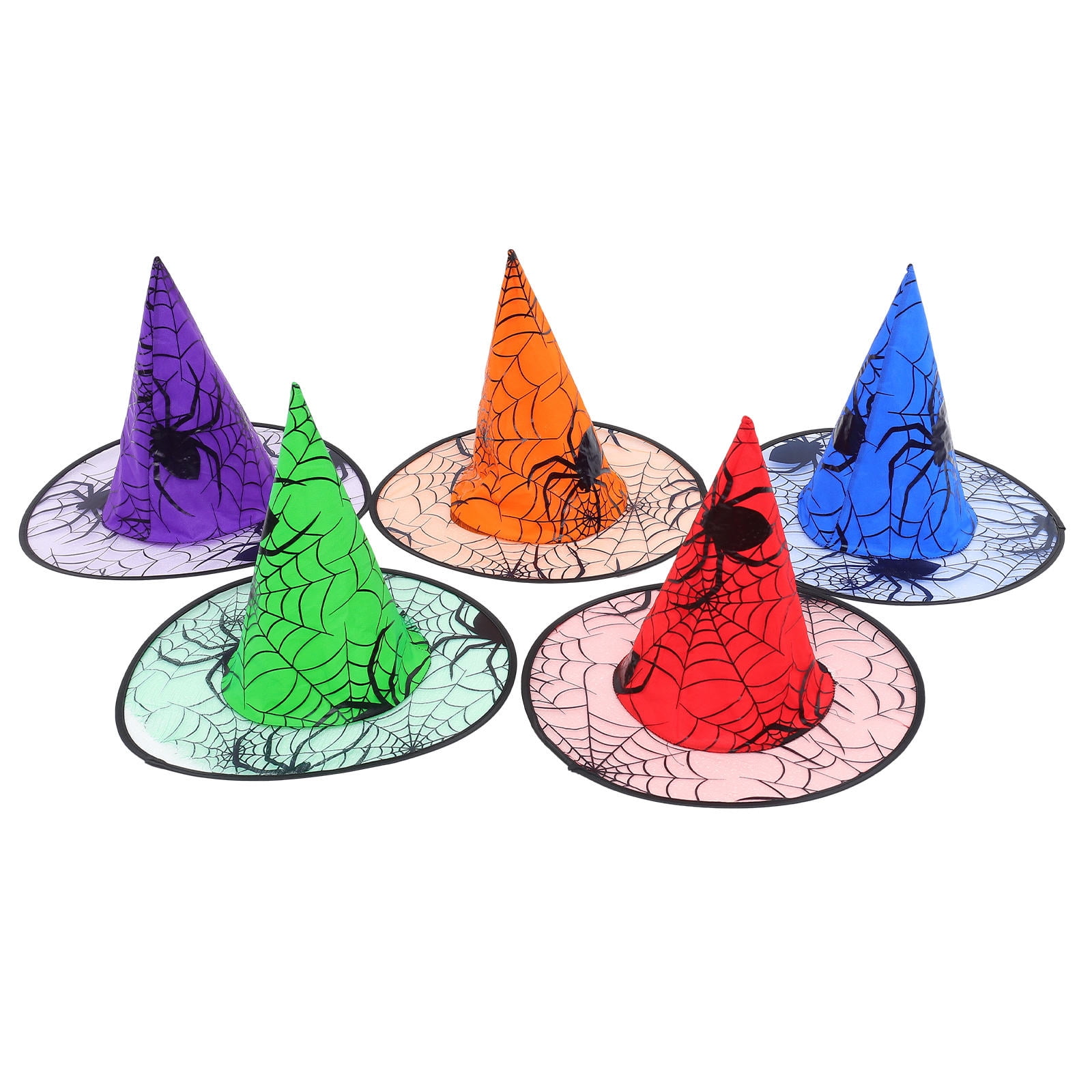 Tineasur 5Pcs Festive Atmosphere Enhancer Witch Hat in Assorted Color for Parties - Walmart.com