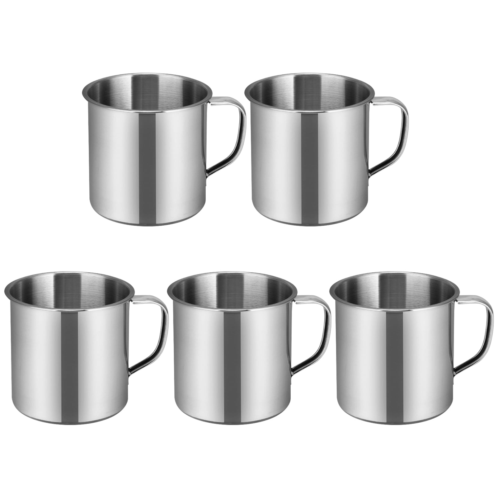 Tineasur 5Pcs Kids Stainless Steel Cup for Students with Unbreakable ...