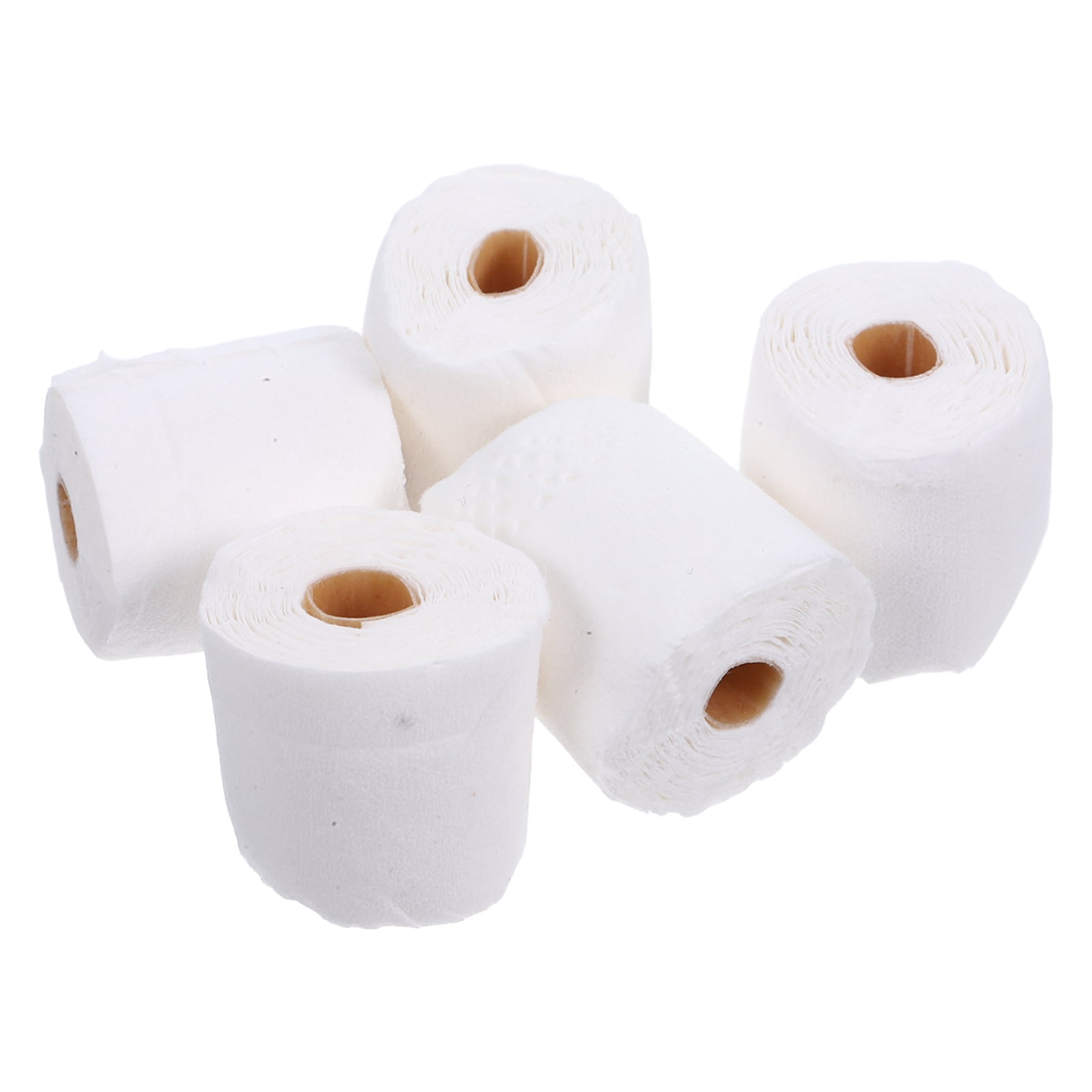 Tineasur 5Pcs Mini House Furniture Toys White Compact Dollhouse Mini ...